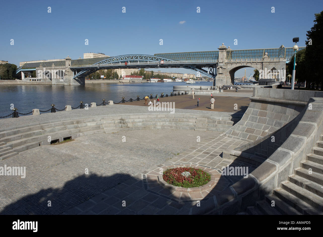 Glazed pedestrian bridge hi-res stock photography and images - Alamy