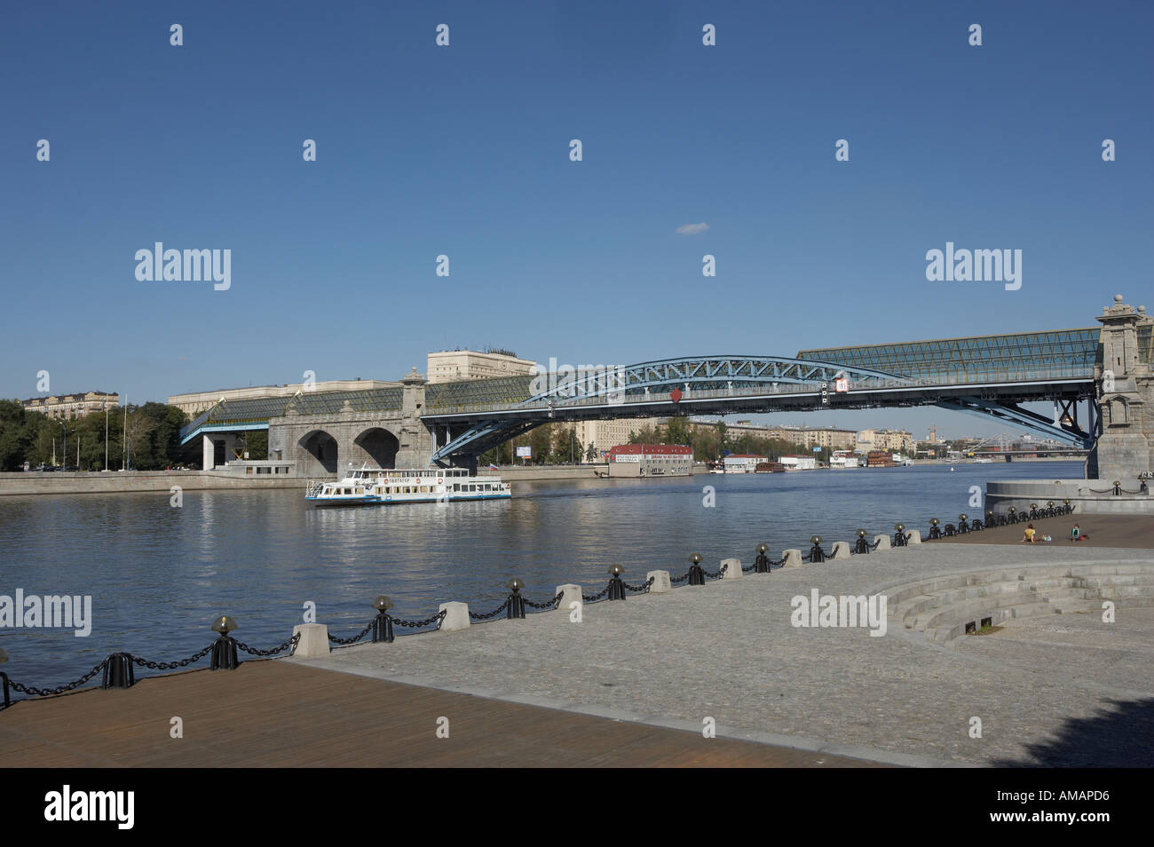 Glazed Pedestrian Bridge Stock Photos & Glazed Pedestrian Bridge Stock ...
