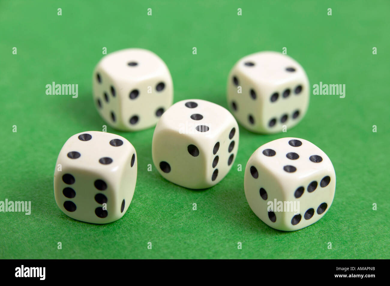 Dice elevated view hi-res stock photography and images - Alamy