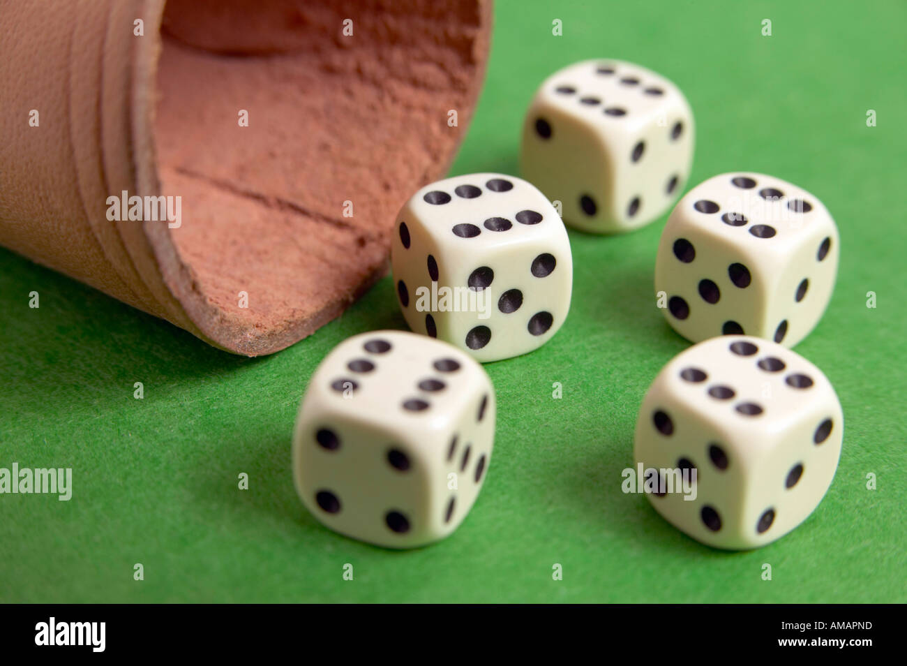Dice boxes hi-res stock photography and images - Alamy