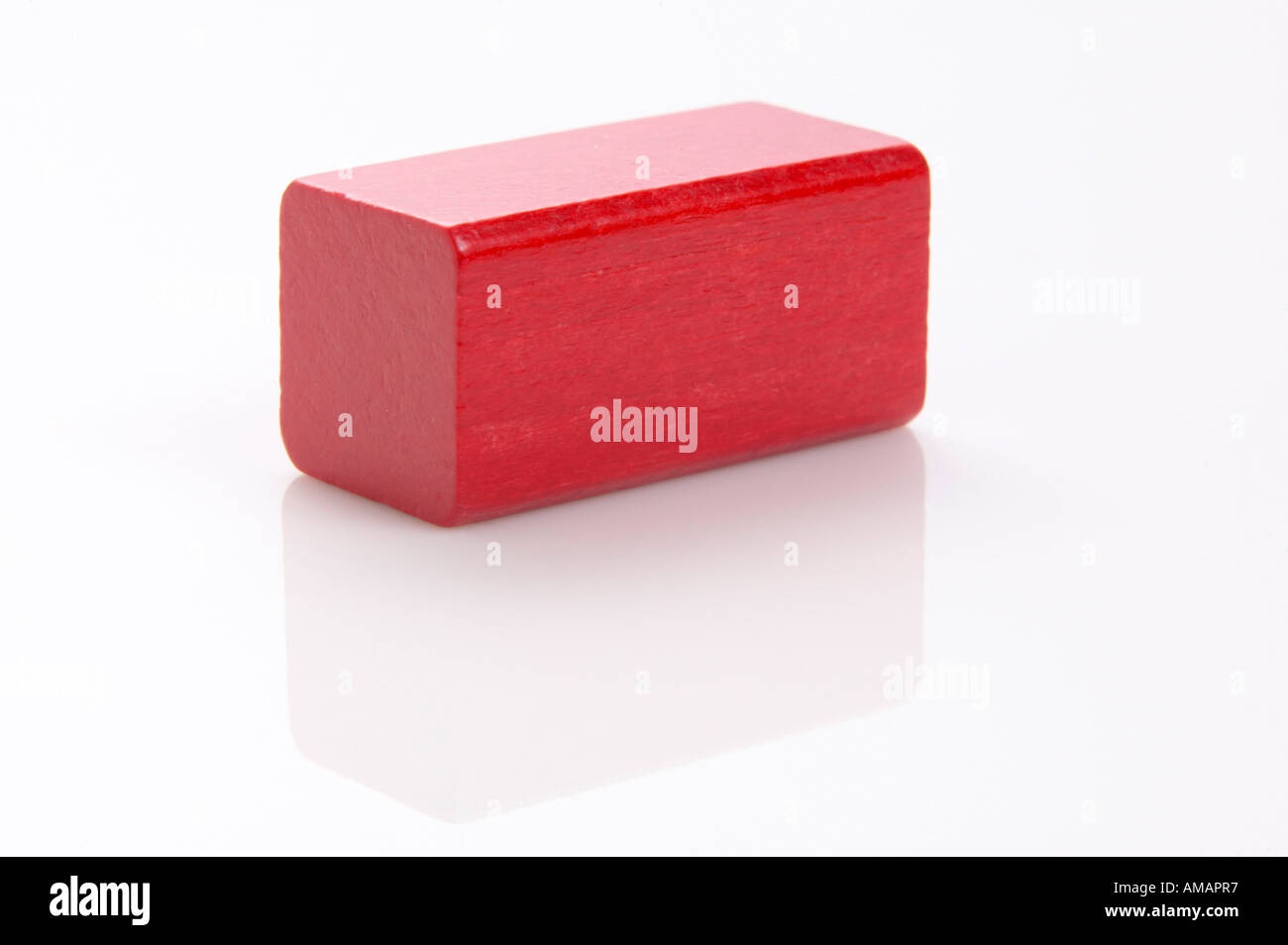 Red building block Stock Photo - Alamy
