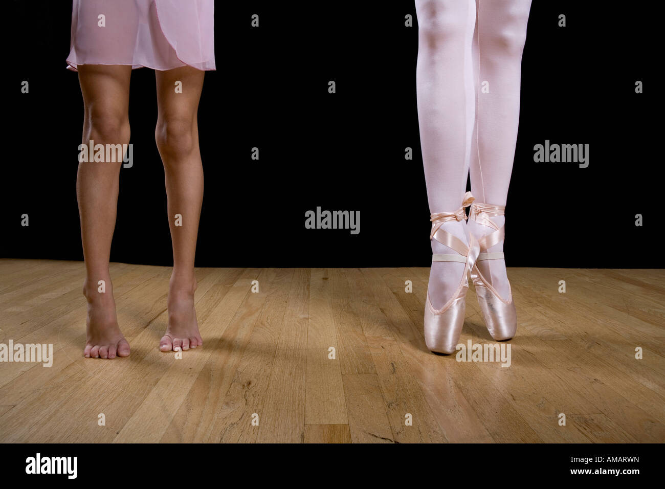 A young girl imitating a Ballerina Stock Photo - Alamy