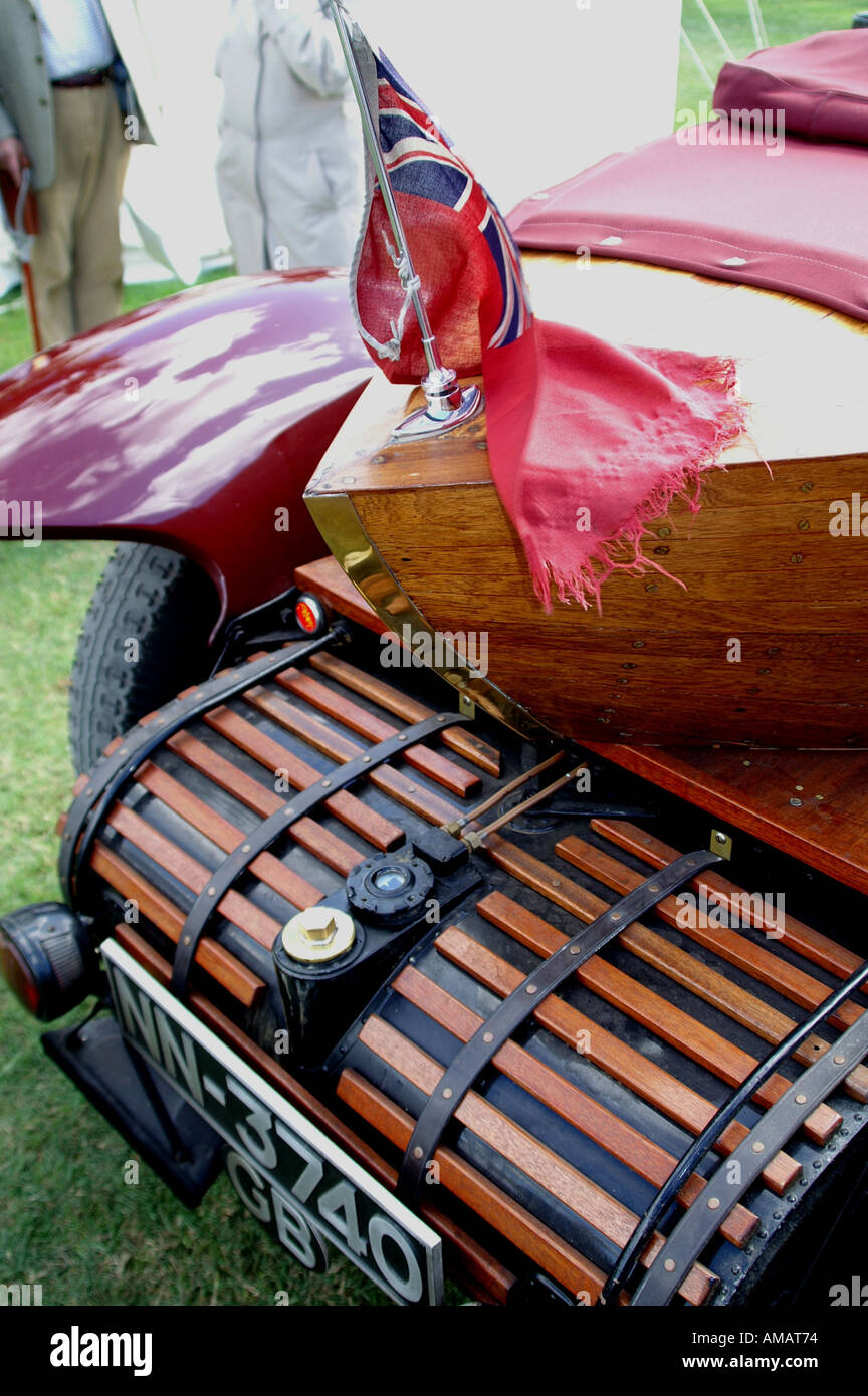 Rolls Royce boat shaped body with red ensign duster Stock Photo - Alamy