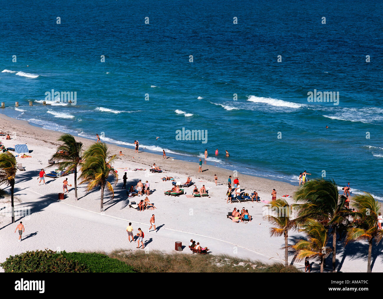 A beachfront at Bal Harbour Miami Beach Florida USA Stock Photo - Alamy
