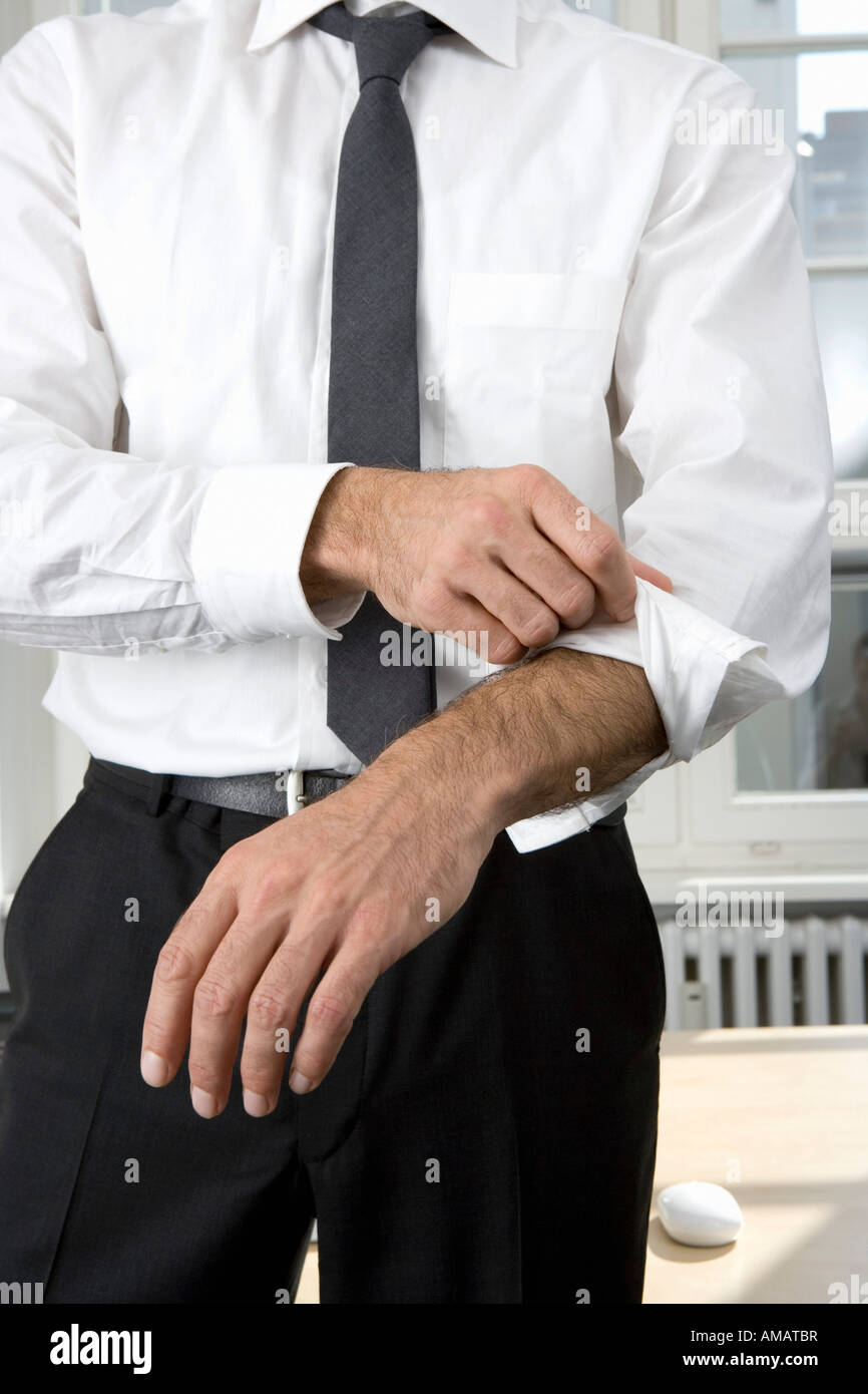 Rolling sleeves sleeves hi-res stock photography and images - Alamy