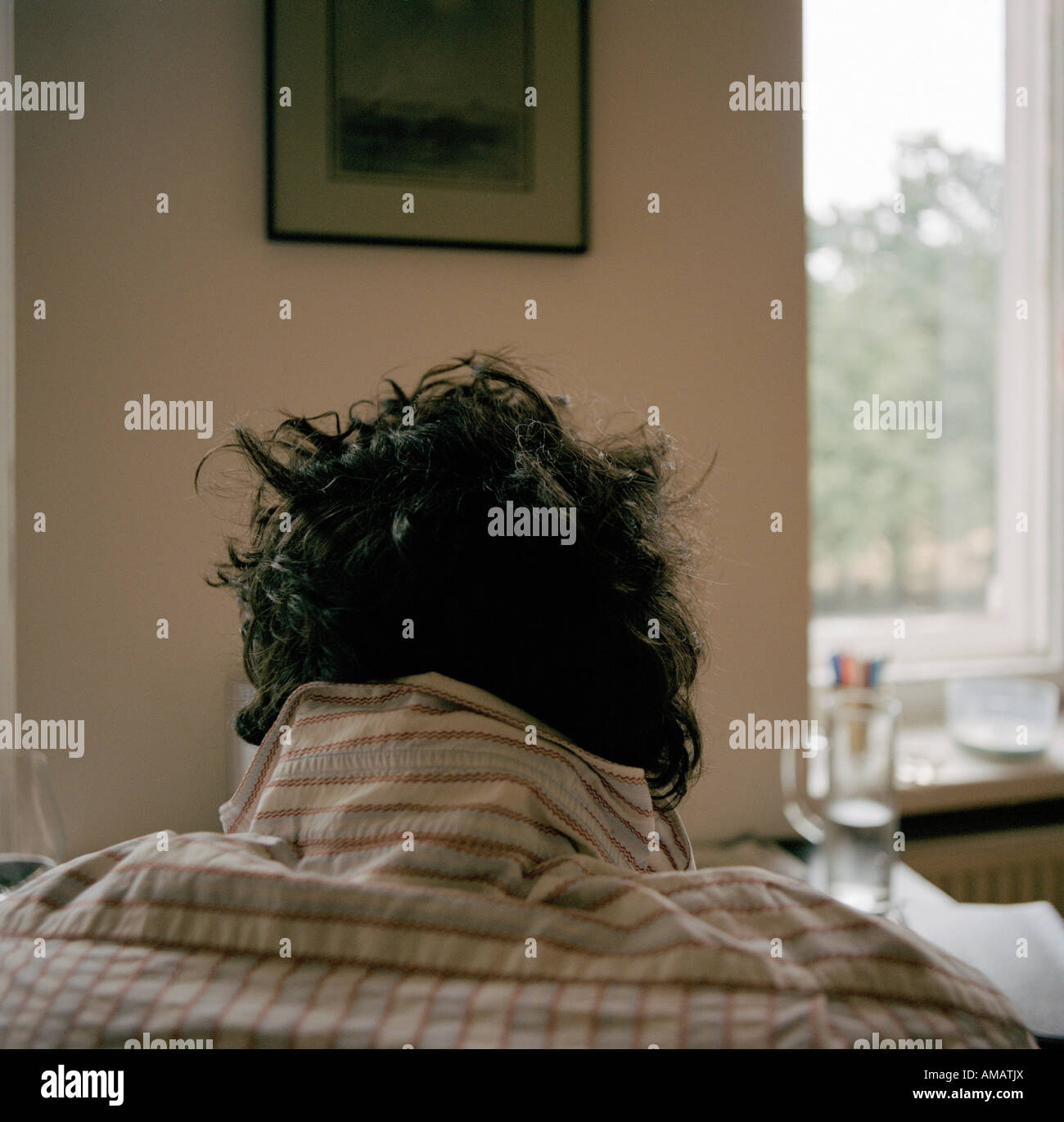 The back of a man's head Stock Photo - Alamy