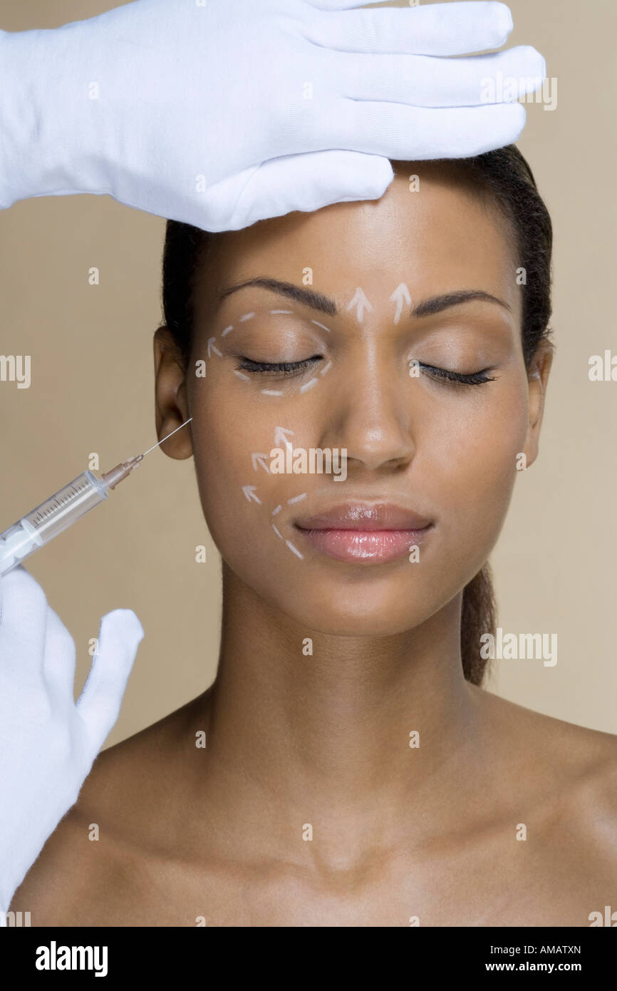 Plastic surgery pen marks hi-res stock photography and images - Alamy