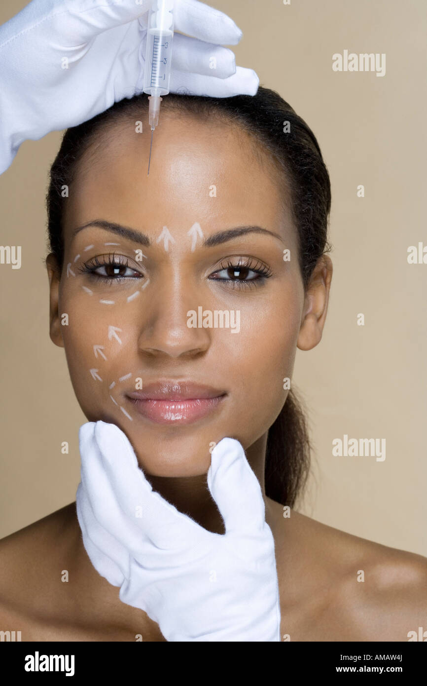A woman having cosmetic surgery Stock Photo - Alamy