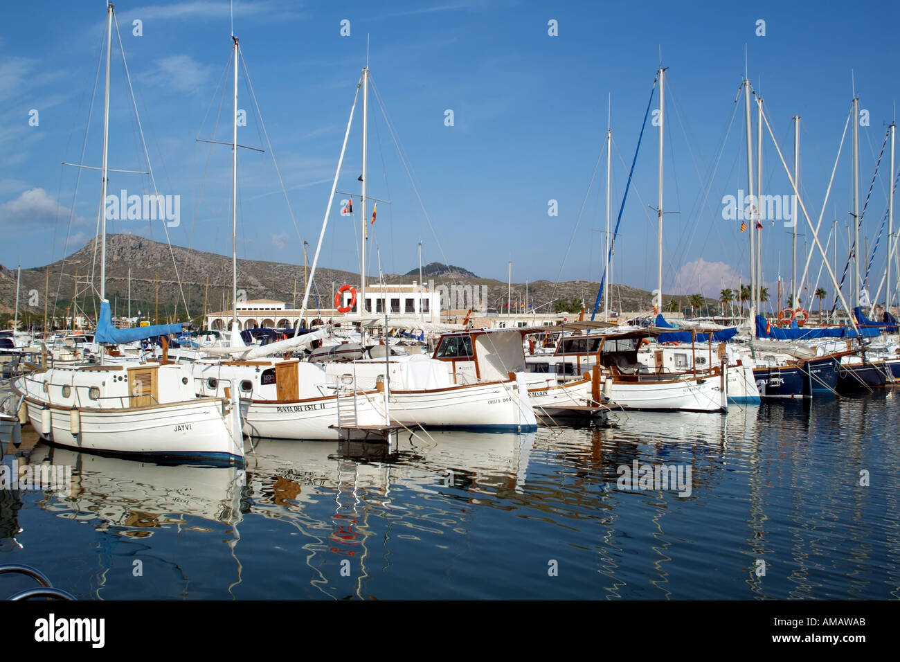 Port de Pollencia holiday resort northern Mallorca Balearic Islands ...