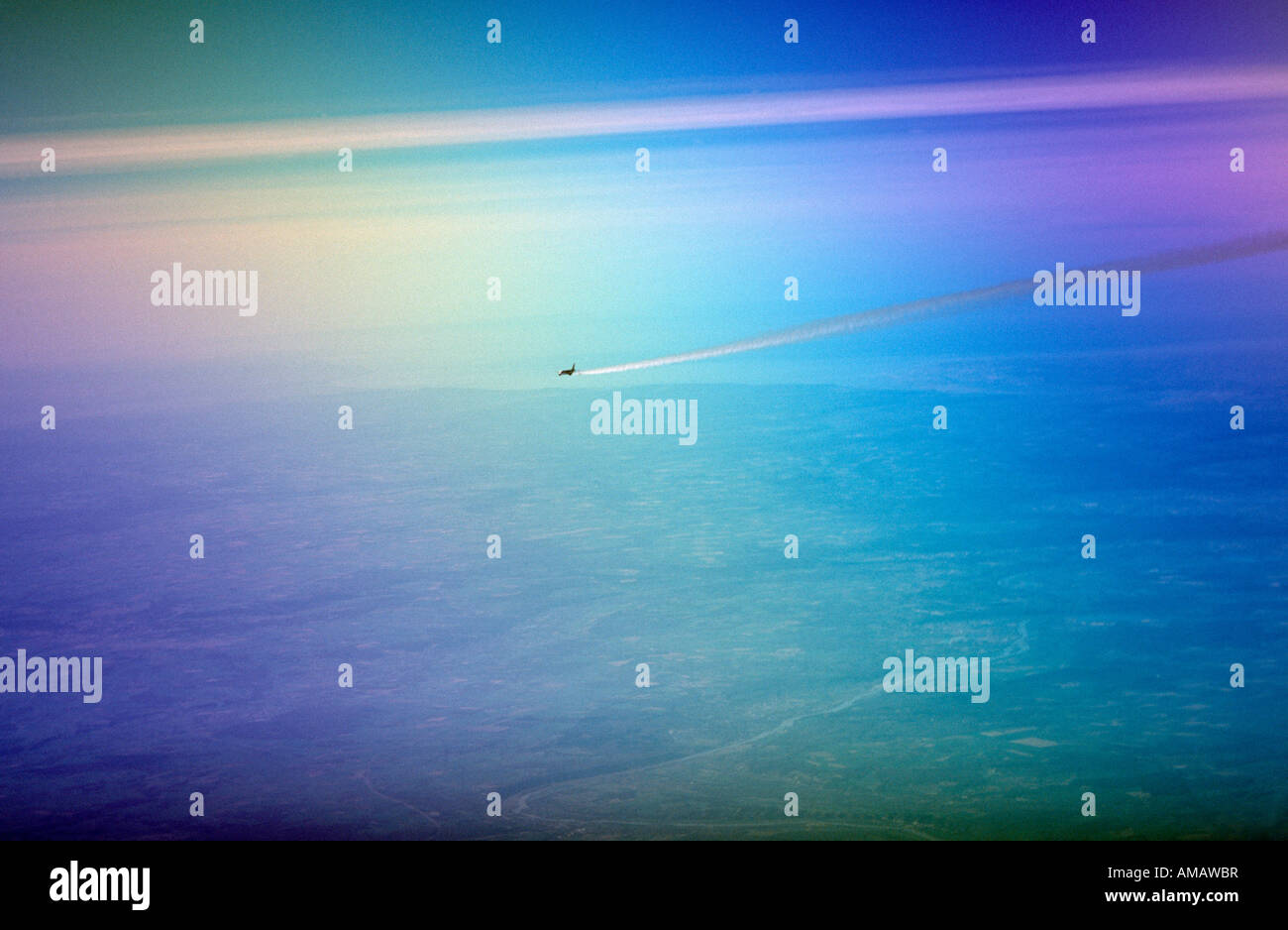 Aerial flying over multi colored hi-res stock photography and images ...