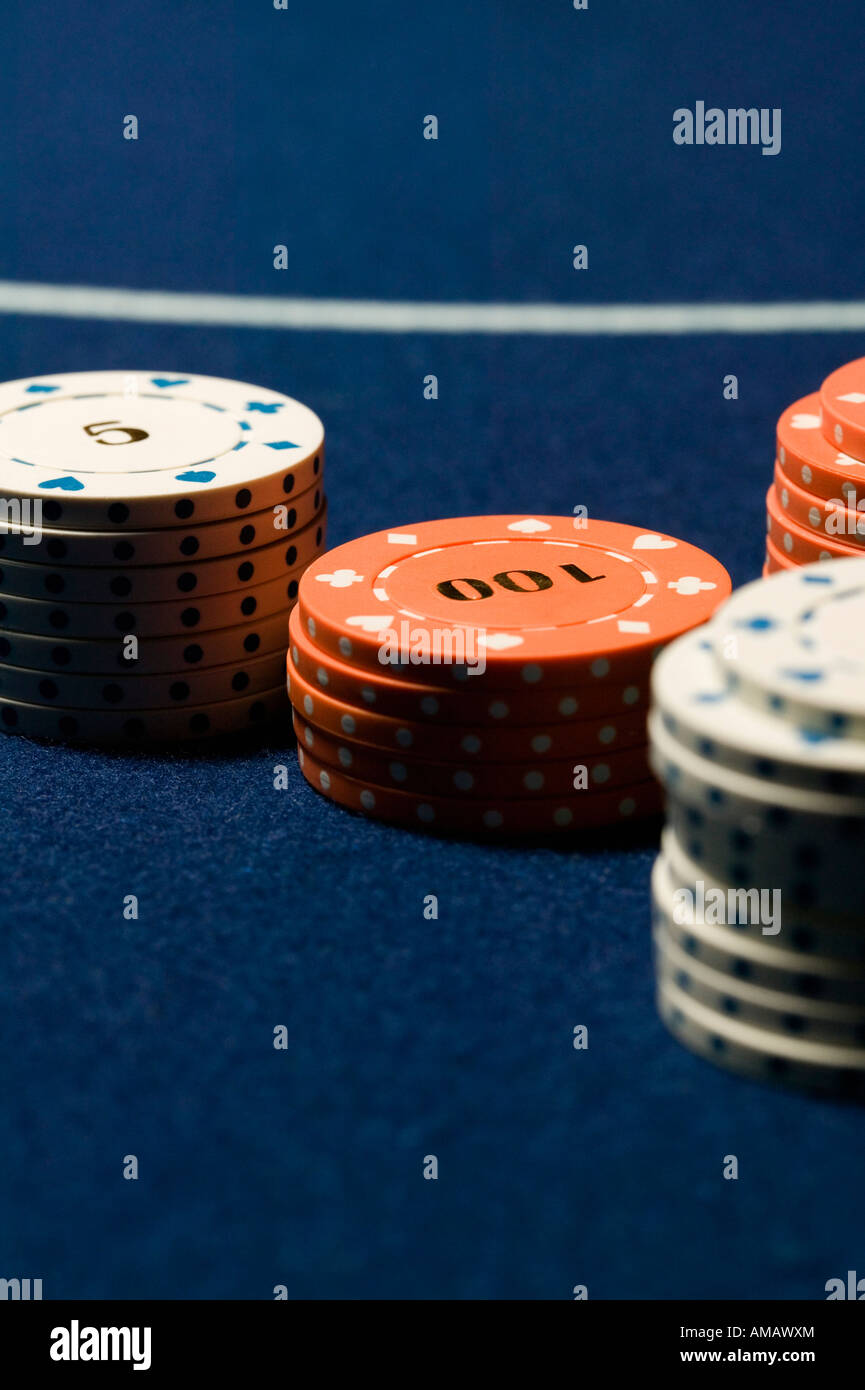Close up of gambling chips Stock Photo - Alamy