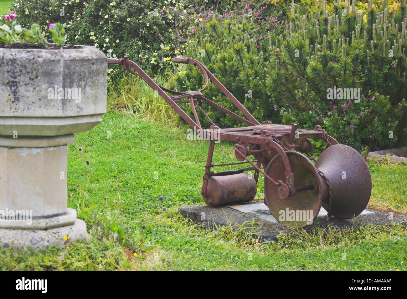Traditional farming equipment at Samuels Heritage Co Waterford Ireland ...