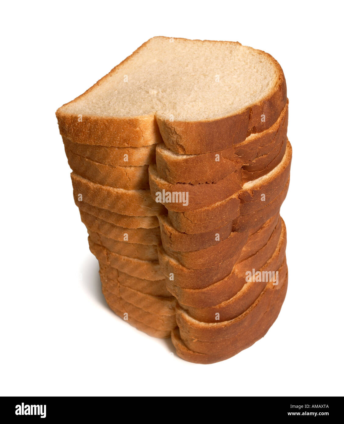 Blank bread in white Cut Out Stock Images & Pictures - Alamy