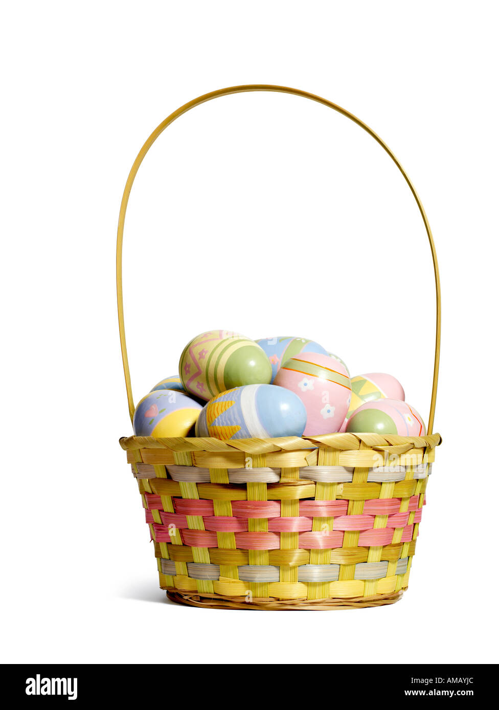 easter basket eggs Stock Photo - Alamy