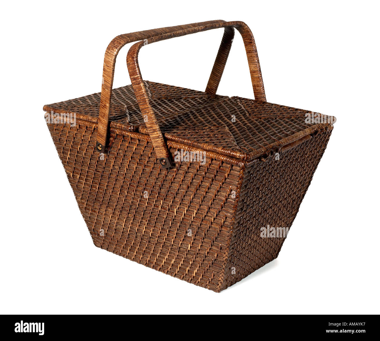 Wicker picnic baskets Cut Out Stock Images & Pictures - Alamy