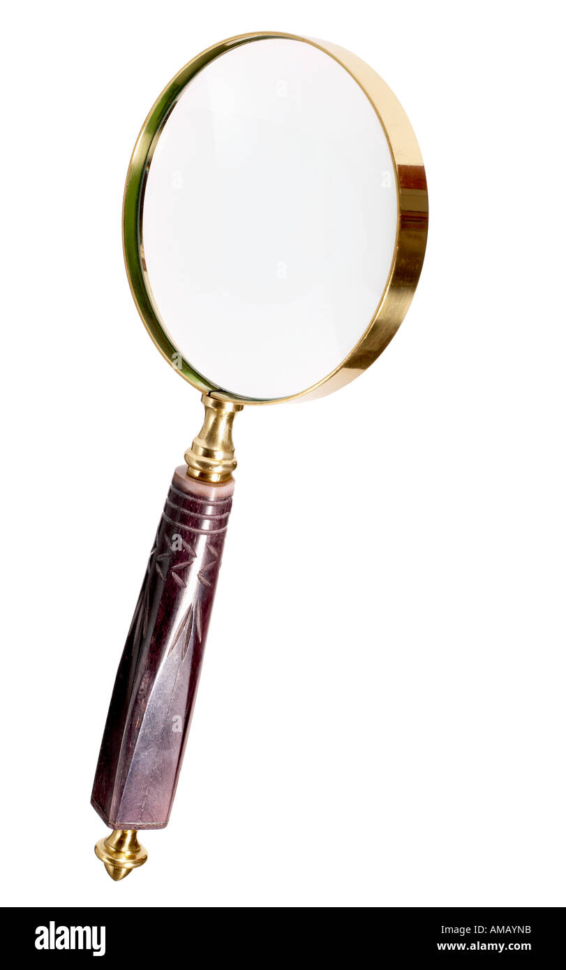 Brass magnifier hi-res stock photography and images - Alamy