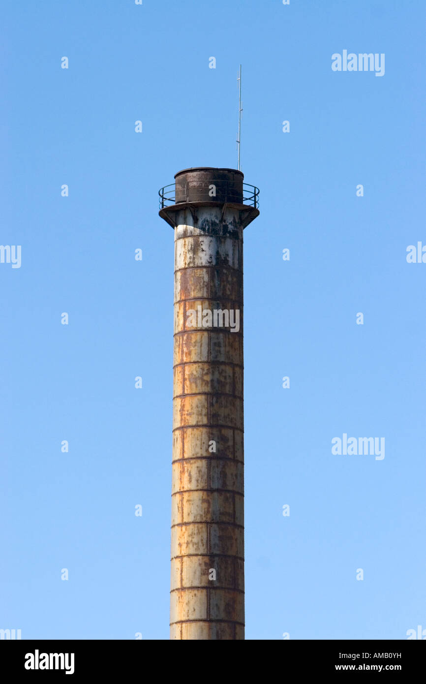 Old brick smokestack hi-res stock photography and images - Alamy