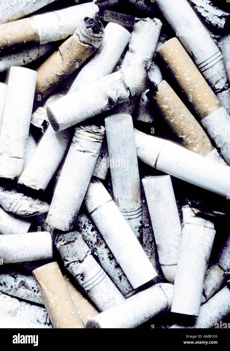 Addiction Cigarettes buds Stock Photo - Alamy