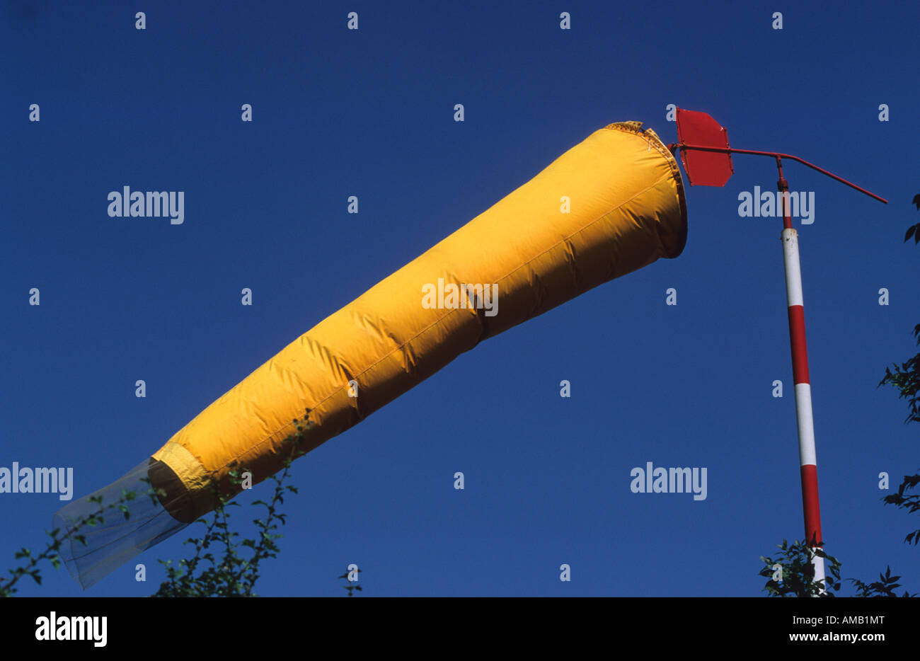 windsock at airfield uk Stock Photo - Alamy