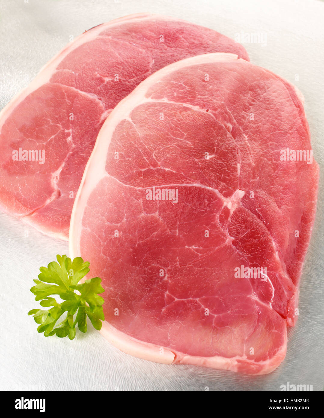 Raw gammon steak hi-res stock photography and images - Alamy