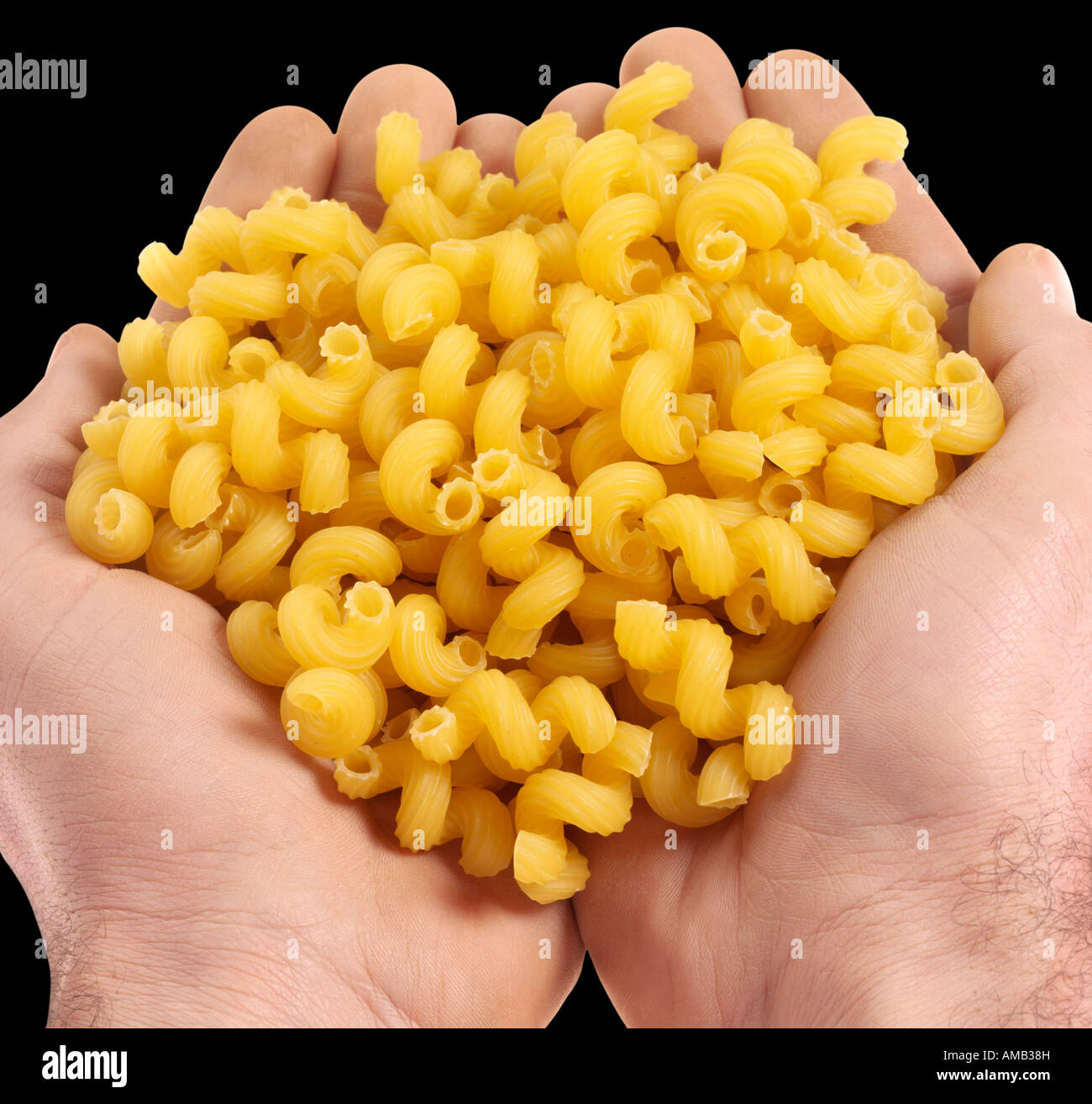 HANDFUL OF CELLANTANI PASTA Stock Photo - Alamy