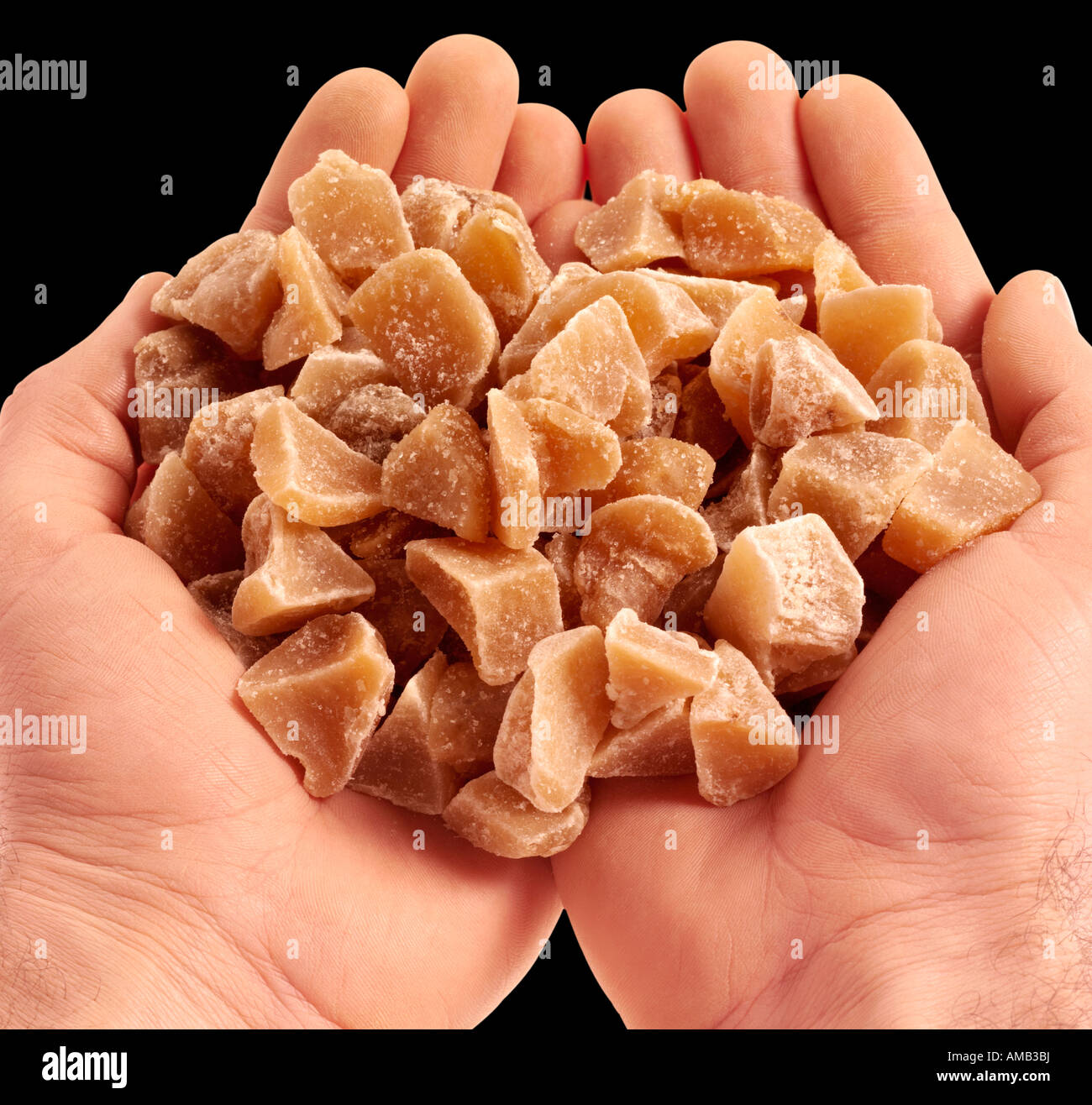 HANDFUL OF CRYSTALISED GINGER Stock Photo - Alamy