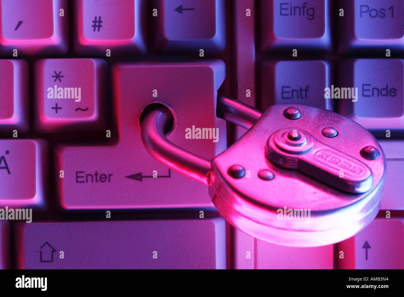 DEU, Germany : Symbolic photo, Internet and computer security. Computer ...