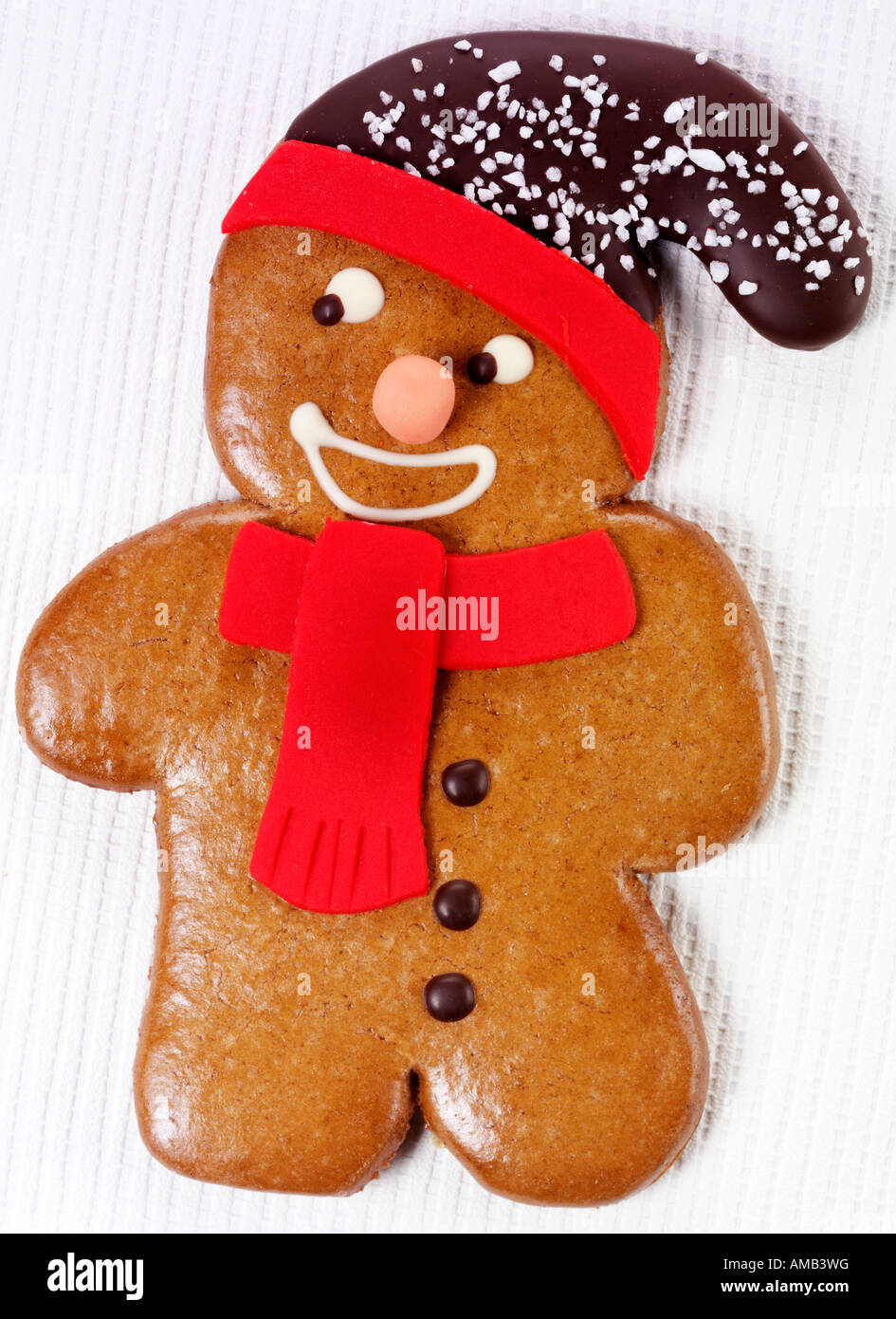 WINTER GINGERBREAD MAN Stock Photo - Alamy