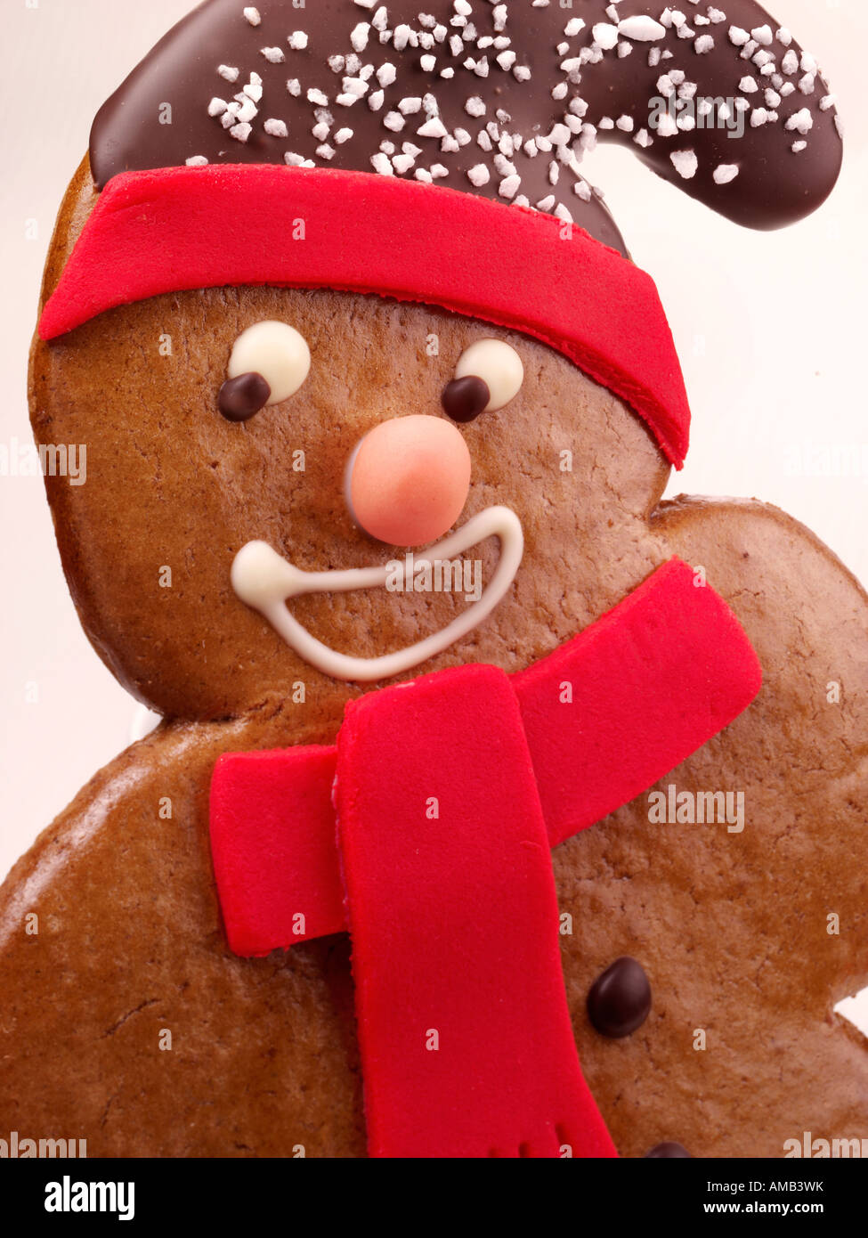 WINTER GINGERBREAD MAN Stock Photo - Alamy