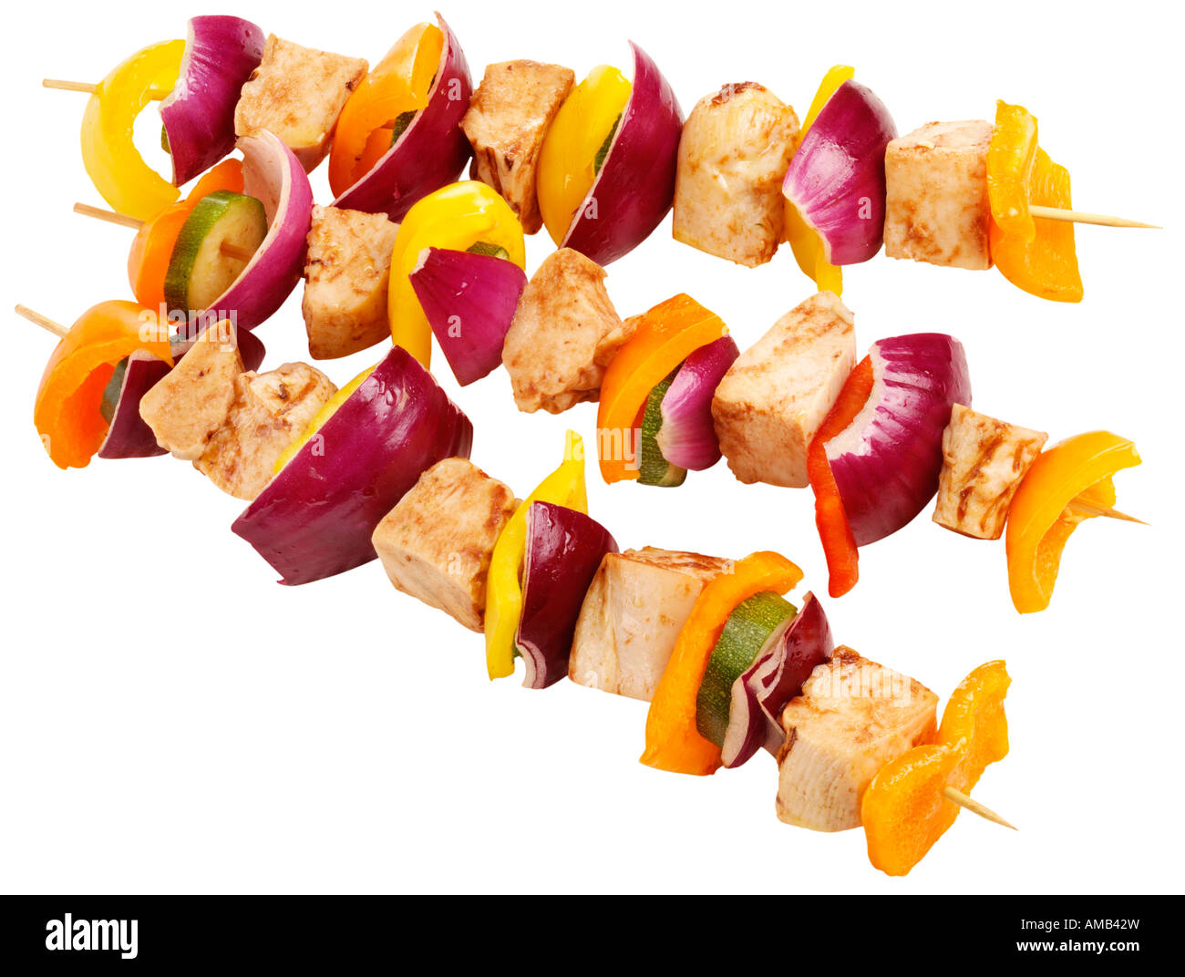 THREE KEBABS CUT OUT Stock Photo - Alamy