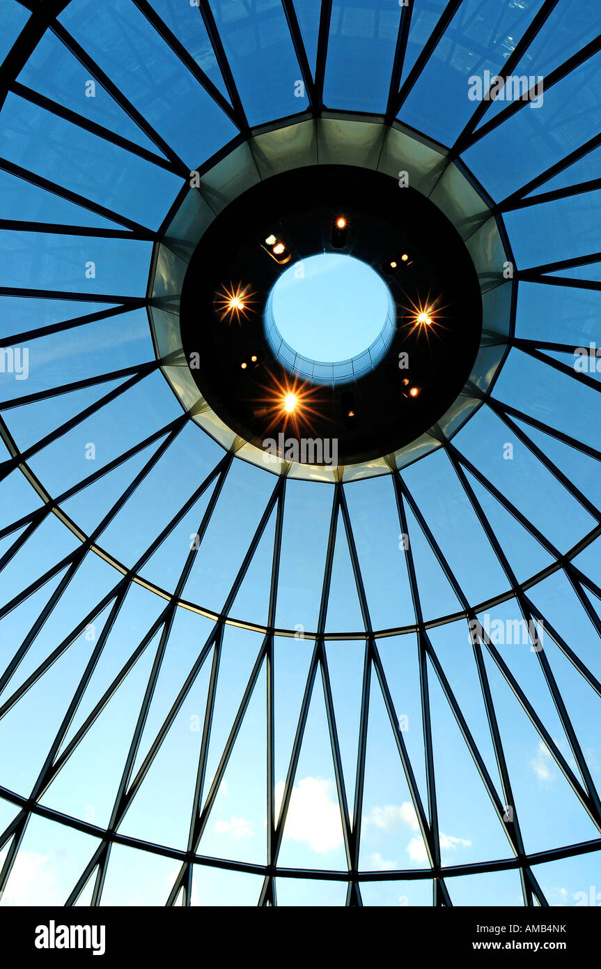 Glass roof of the top / pinnacle / of the Gherkin Building Picture by ...