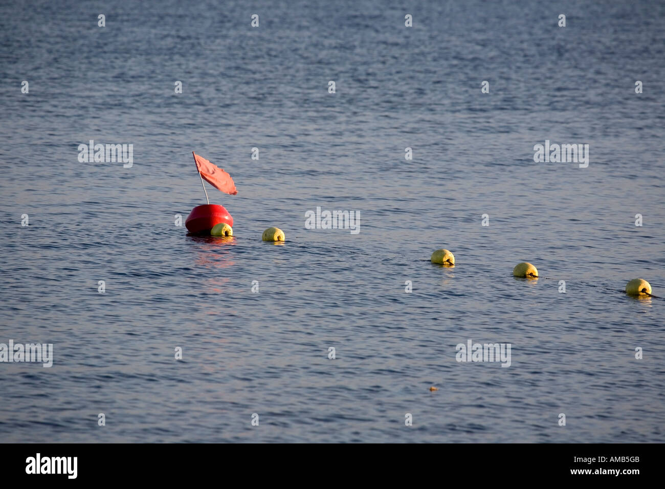 line of buoys Stock Photo - Alamy