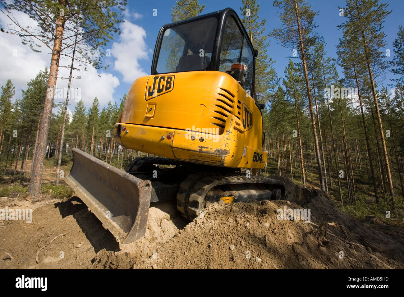 Mechanical Digger Forest High Resolution Stock Photography and Images ...