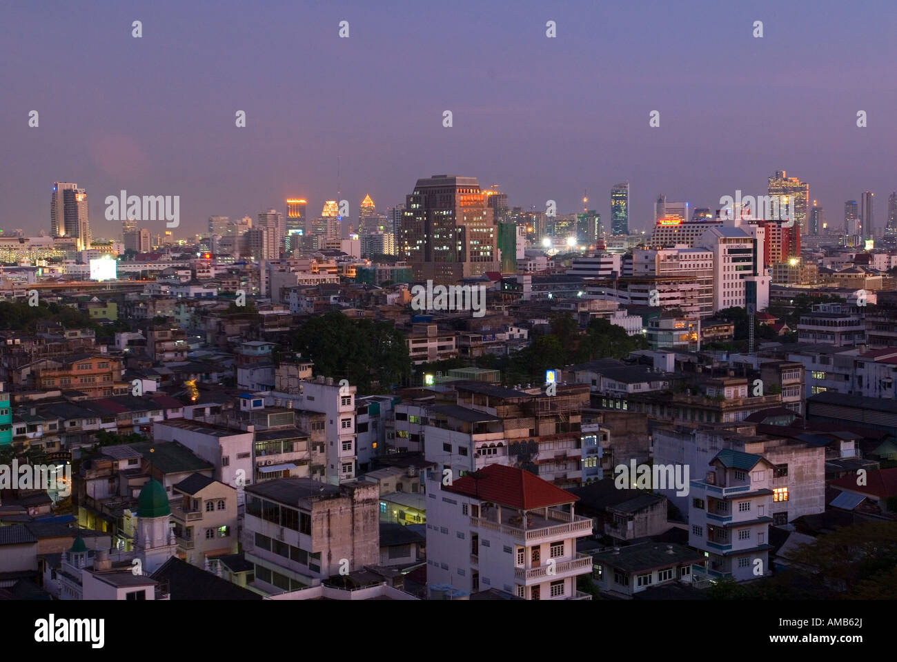 Bangkok at Dusk, Thailand, South Asia Stock Photo - Alamy
