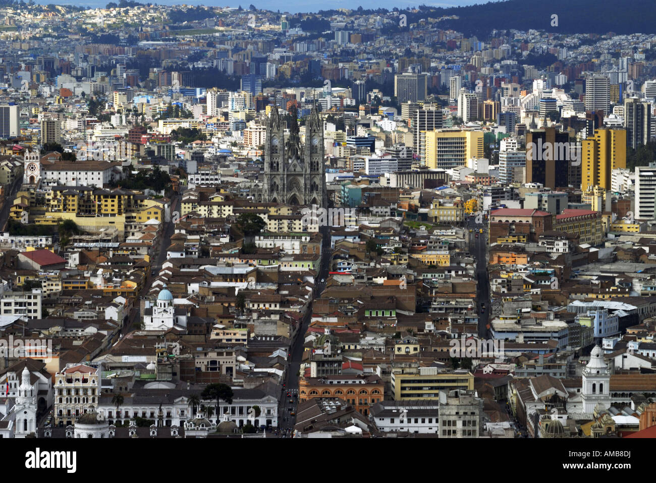 panoramic view, Ecuador, Quito Stock Photo - Alamy