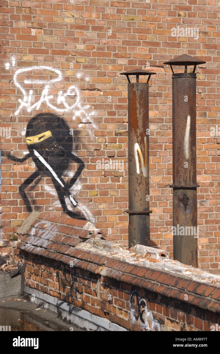 Murals in old graffiti factory hi-res stock photography and images - Alamy