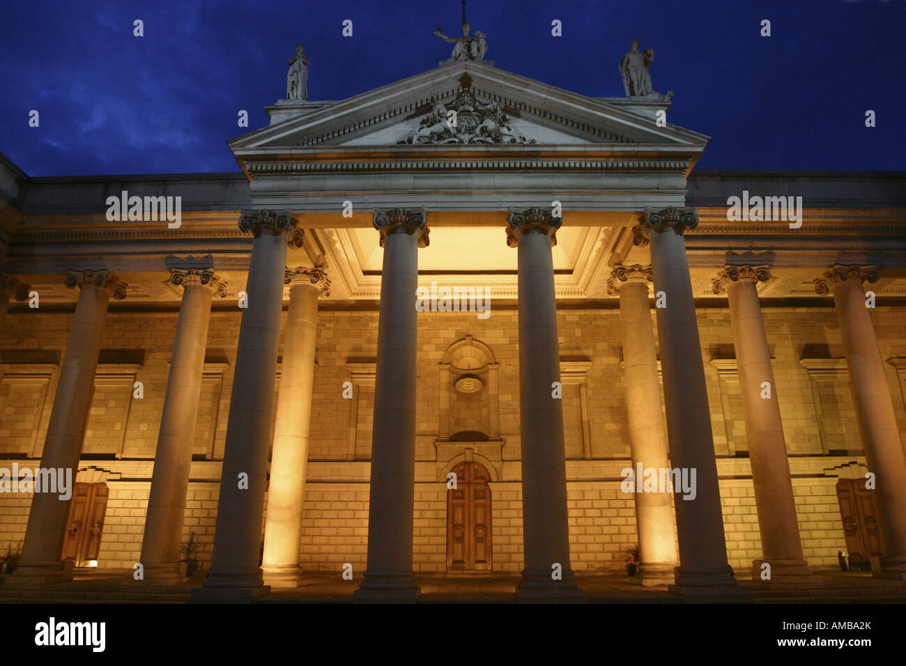Irish Parliament House, Ireland, Dublin Stock Photo - Alamy