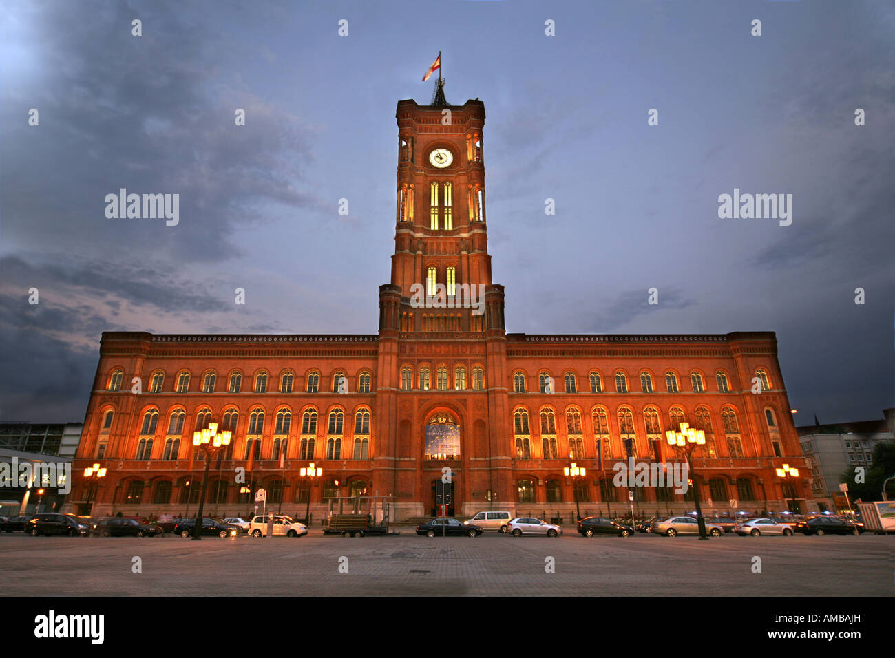 Rotes Rathaus, townhall of Berlin, Germany, Berlin Stock Photo - Alamy