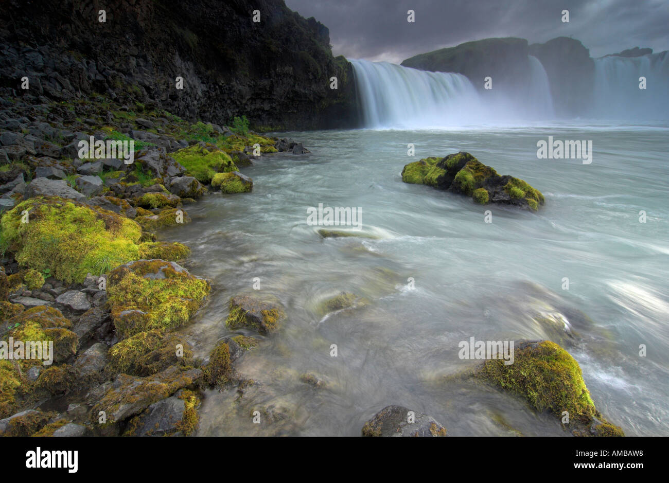 Goðafoss waterfall. Iceland Stock Photo - Alamy