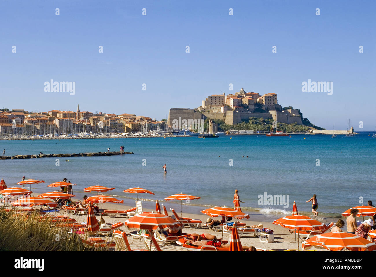 Calvi corsica beaches hi-res stock photography and images - Alamy
