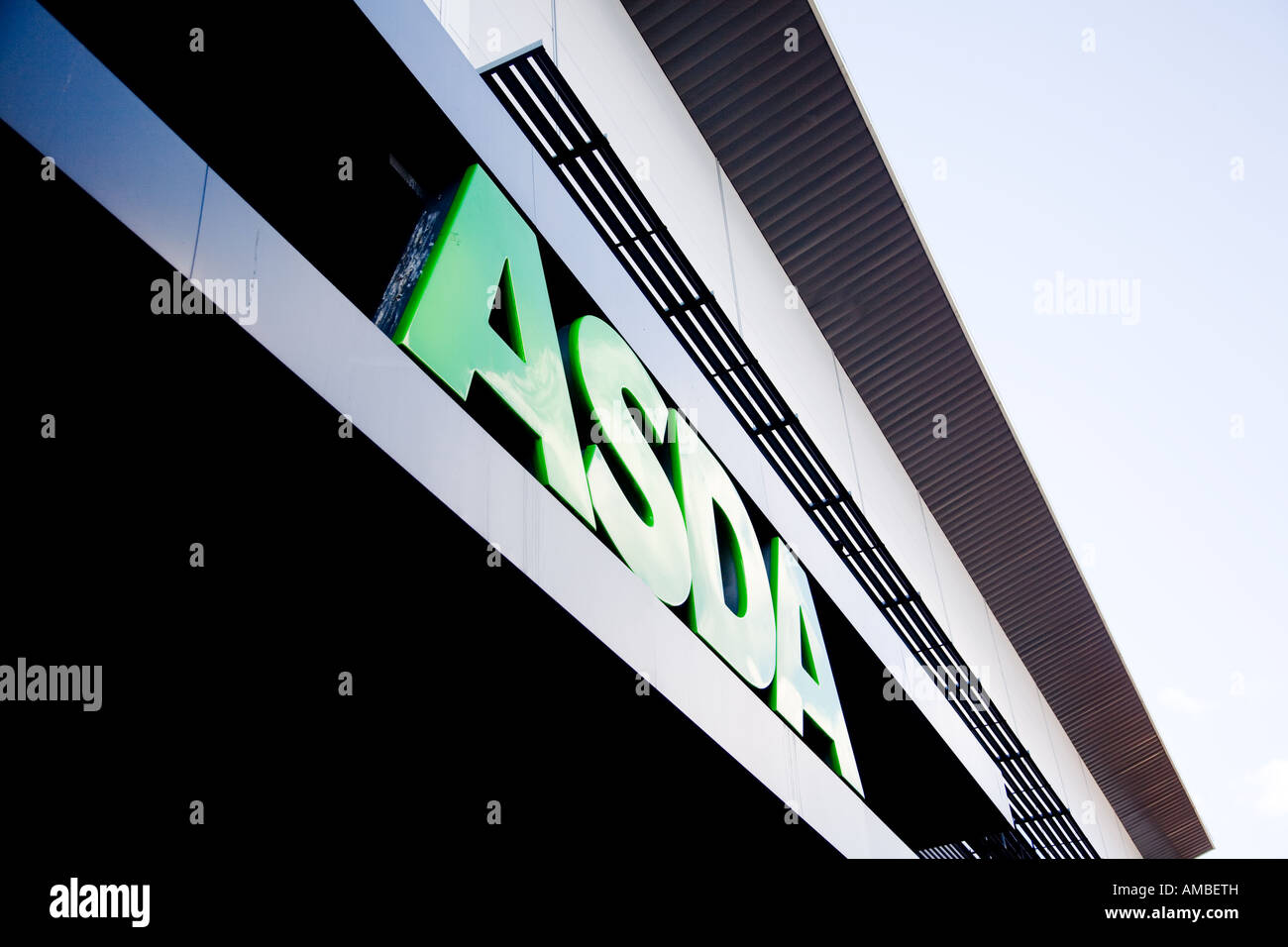 Asda signs big four outside signage supermarket united kingdom hi-res ...