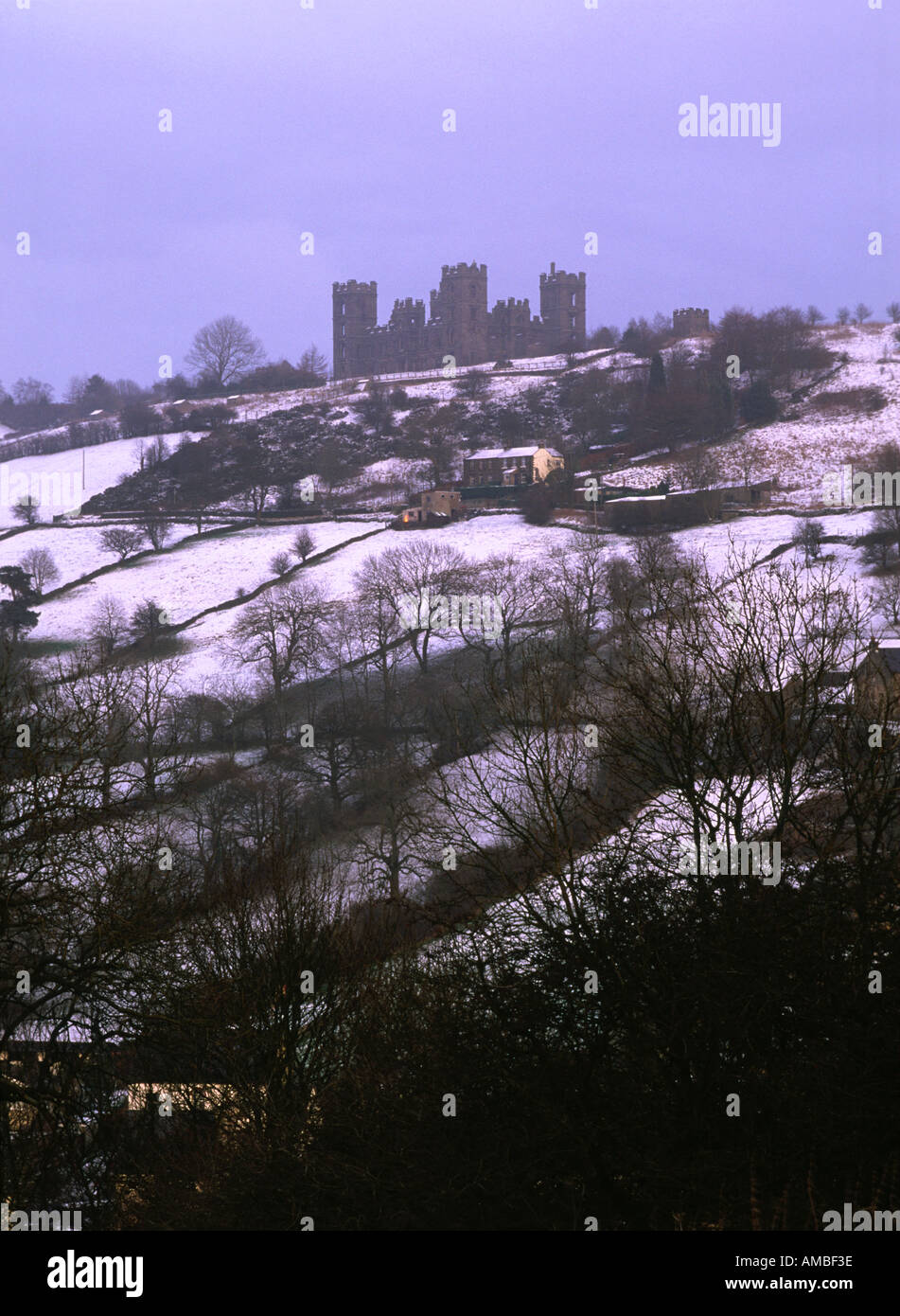 Riber Castle near Matlock in the Peak District Derbyshire photographed ...
