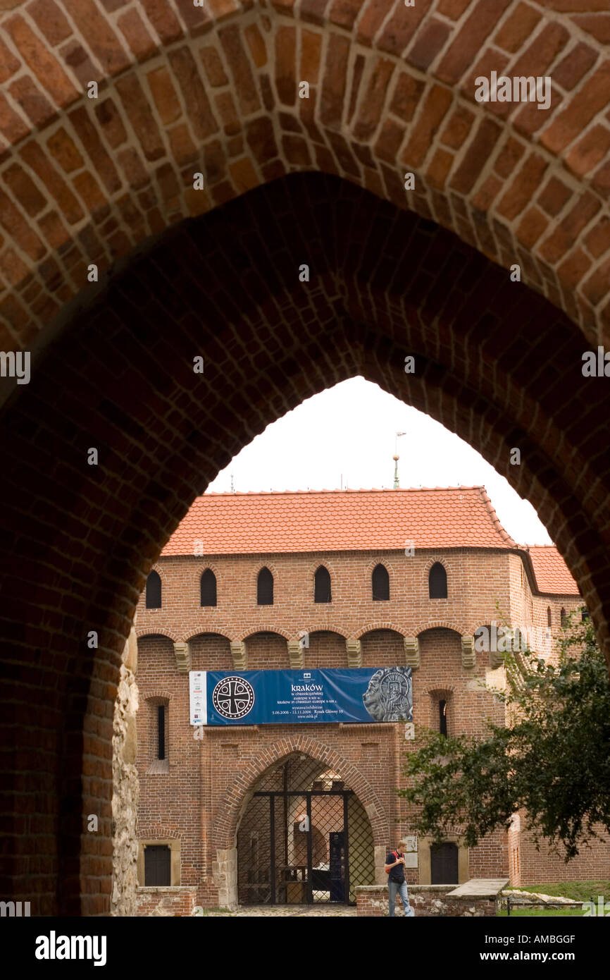 Saint Florian Gate Krakow Poland, Cracow Stock Photo - Alamy