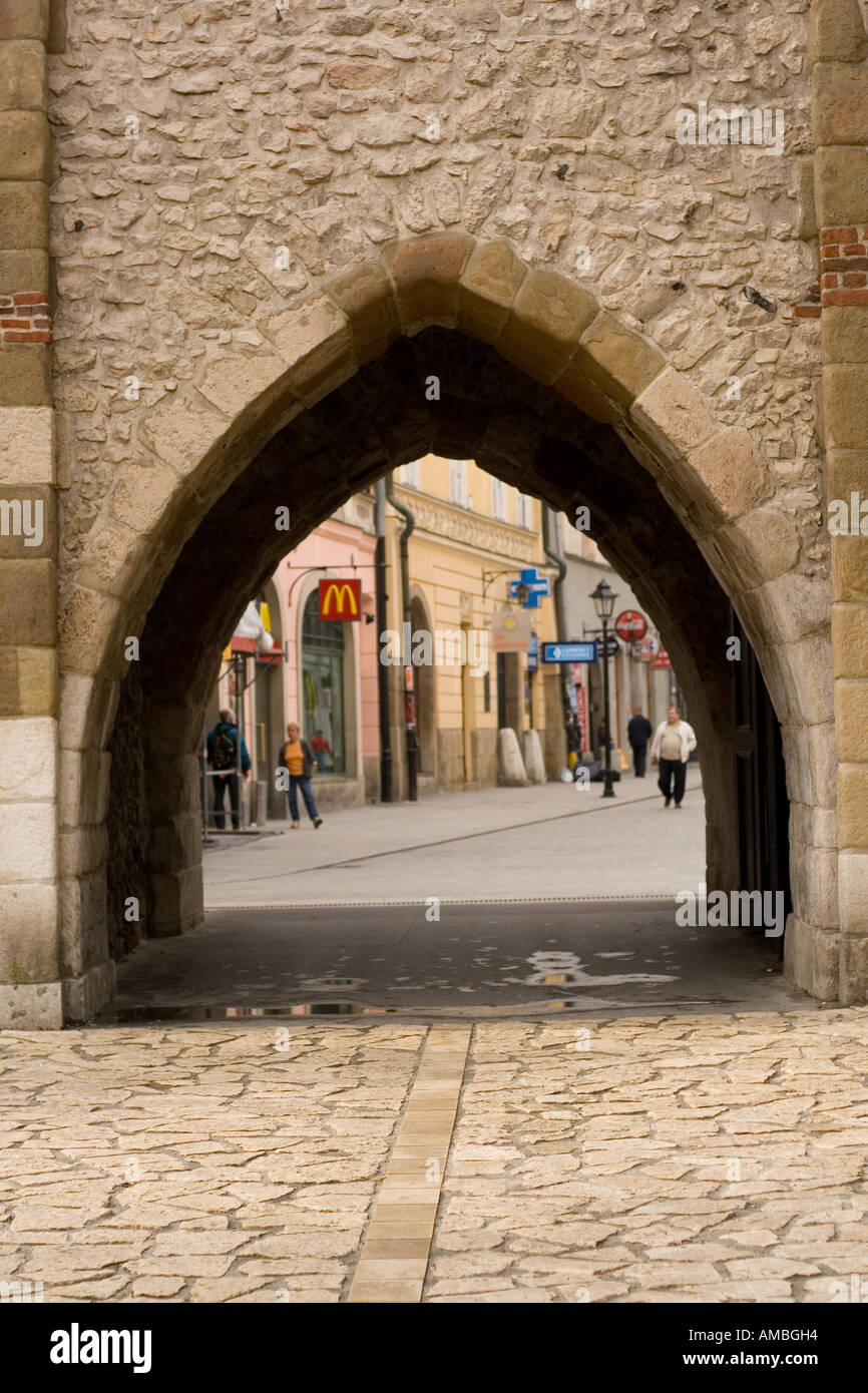 Saint Florian Gate Krakow Poland, Cracow Stock Photo - Alamy