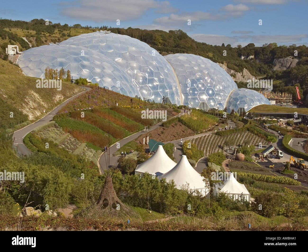 The Eden Project Cornwall UK Stock Photo - Alamy