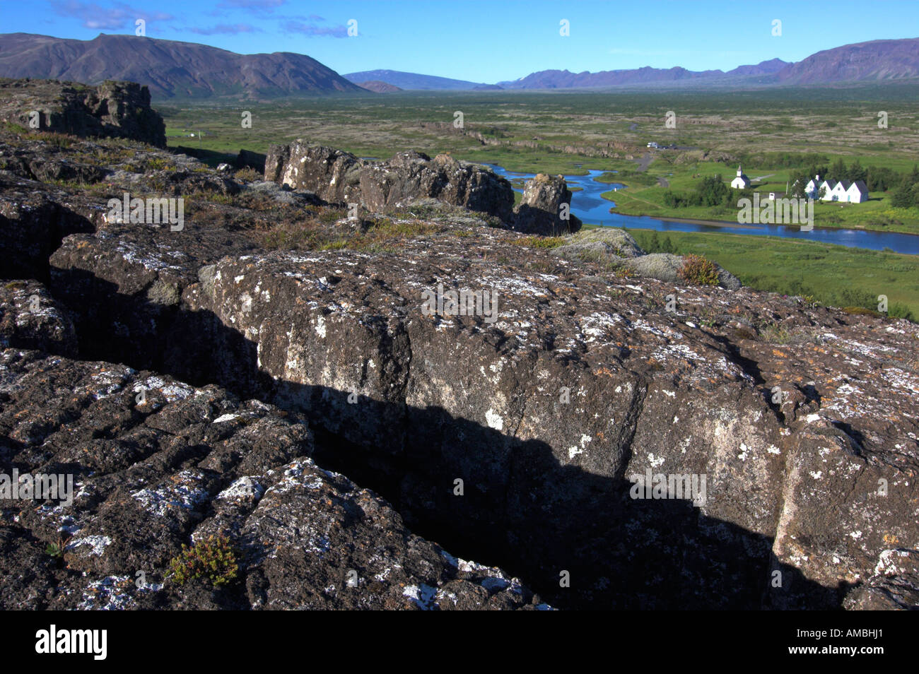 Church houses thingvellir iceland hi-res stock photography and images ...