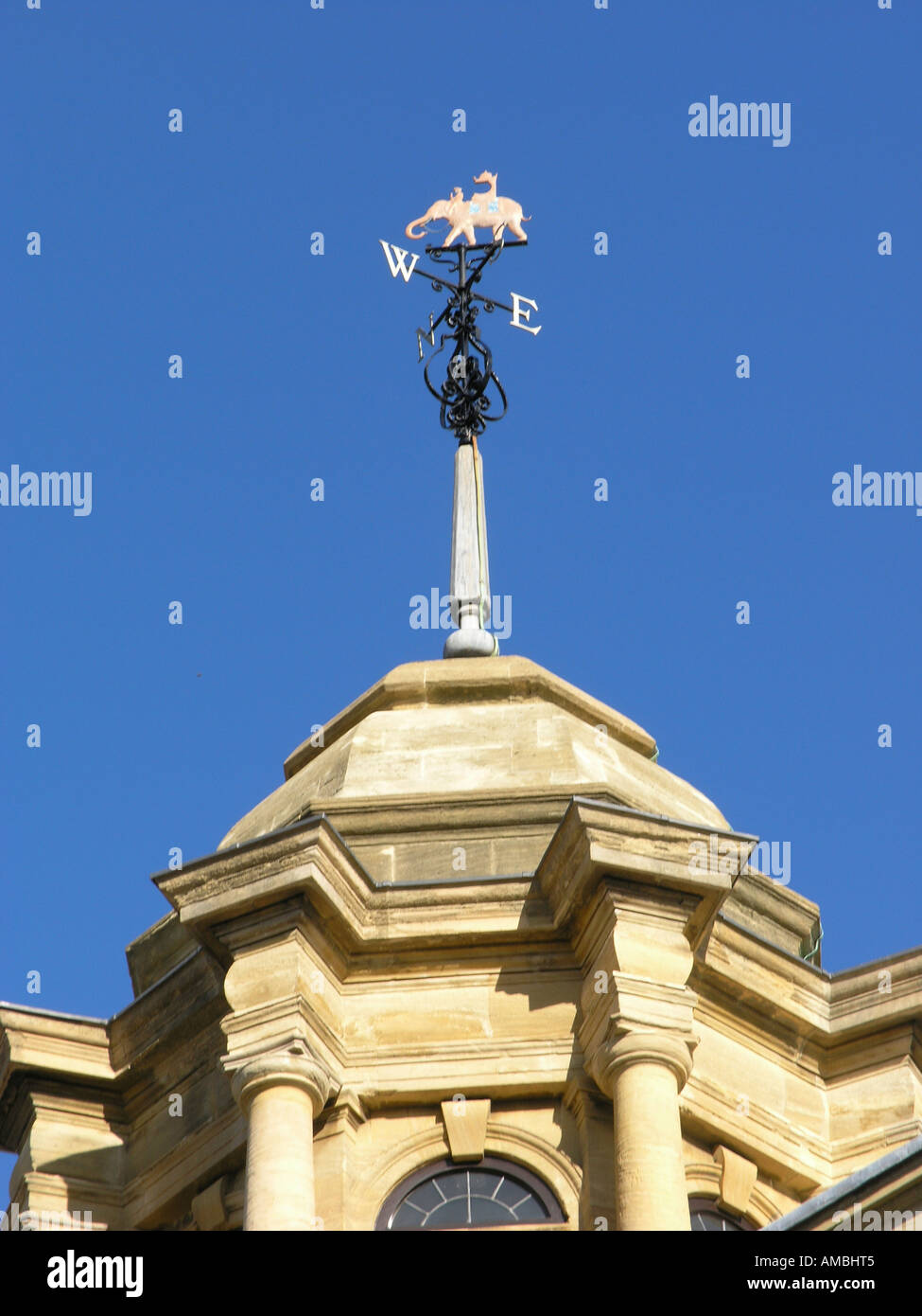 roof ornate elephant weathervane city of oxford university town ...
