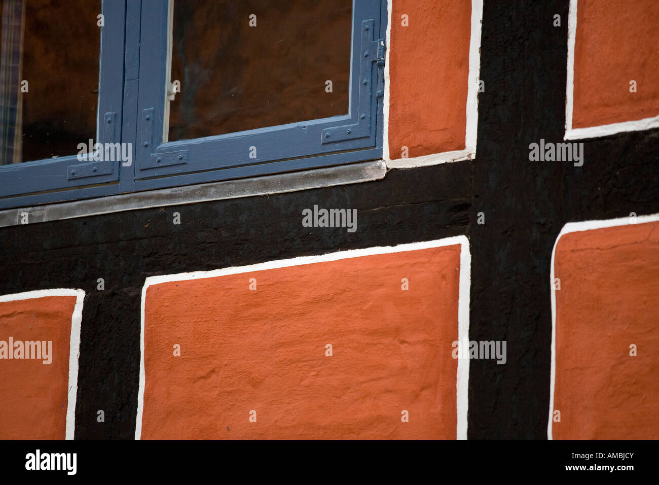 Half Timber Patterns Detail from the side of an old house Stock Photo ...