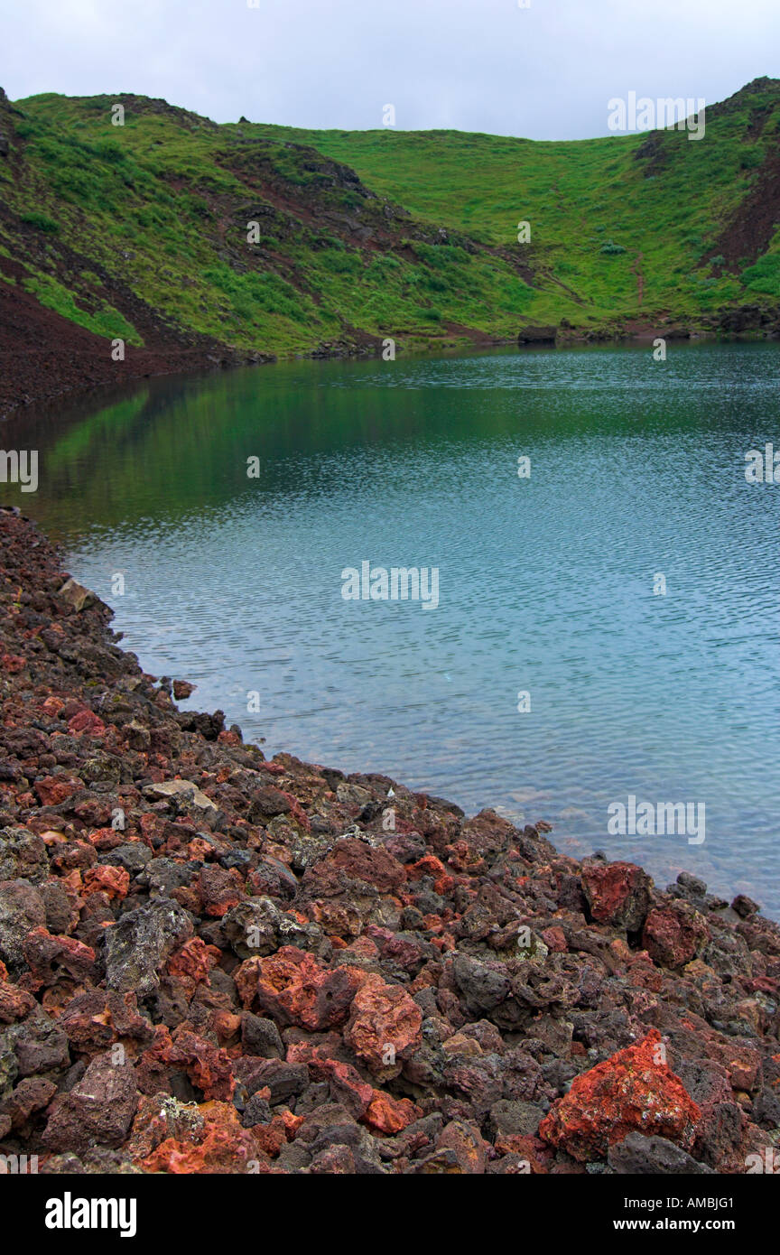 Maar volcano iceland hi-res stock photography and images - Alamy