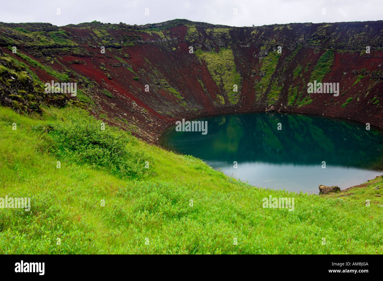 Maar volcano iceland hi-res stock photography and images - Alamy